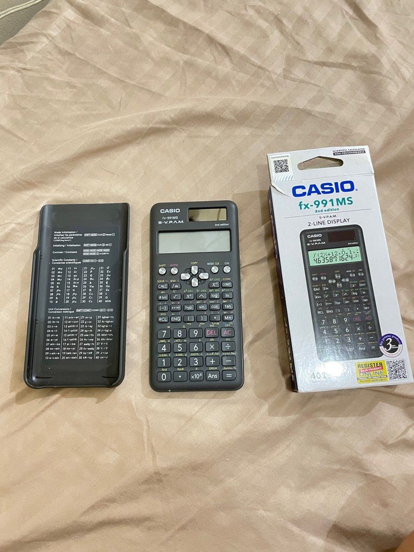 CALCULATOR- Casio fx-991 ms 2nd edition (Original), Computers & Tech ...