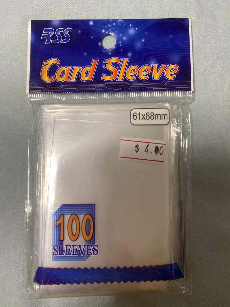 Card Sleeve (100x) 61x88mm, Hobbies & Toys, Stationery & Craft ...