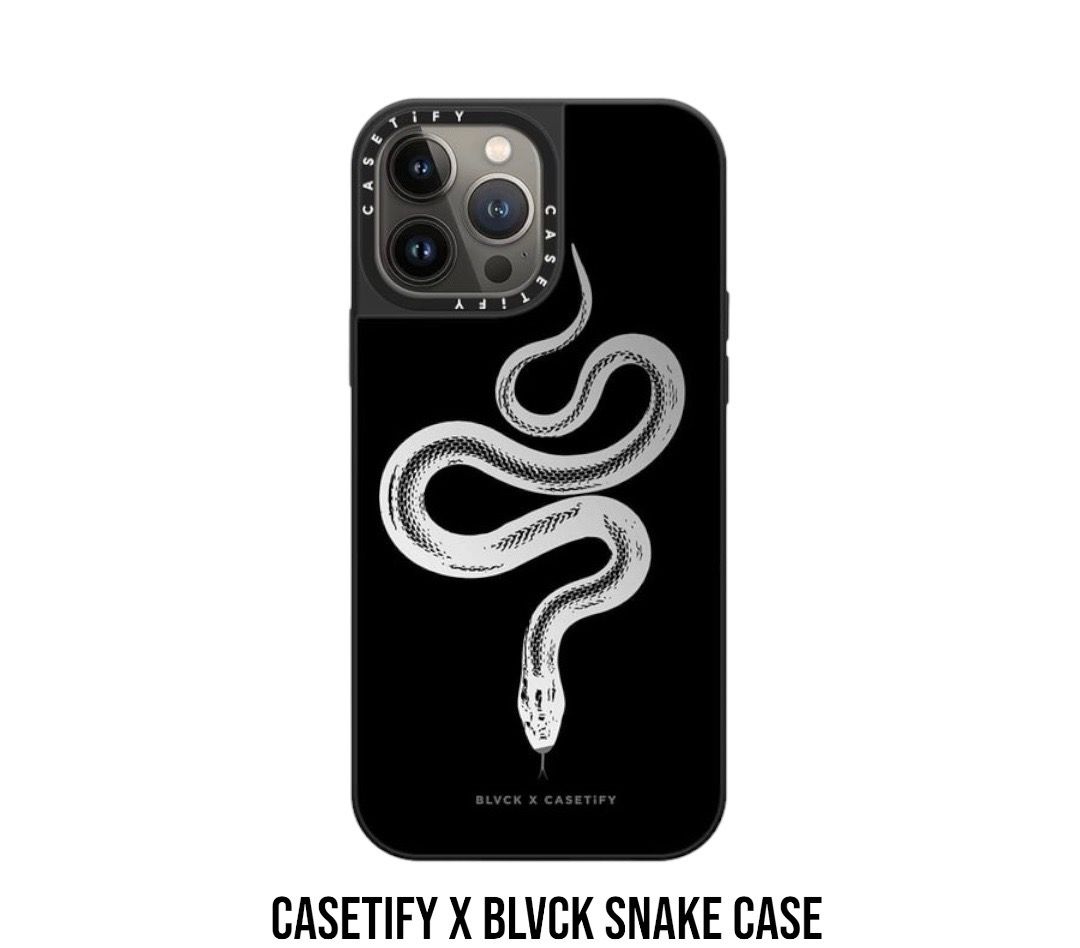 Casetify X BLVCK Snake Case, Mobile Phones & Gadgets, Mobile & Gadget ...