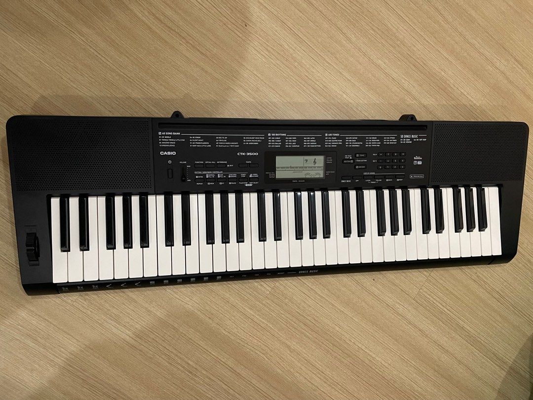 CASIO CTK-3500 61 Key Portable Keyboard with Stand, Hobbies & Toys ...
