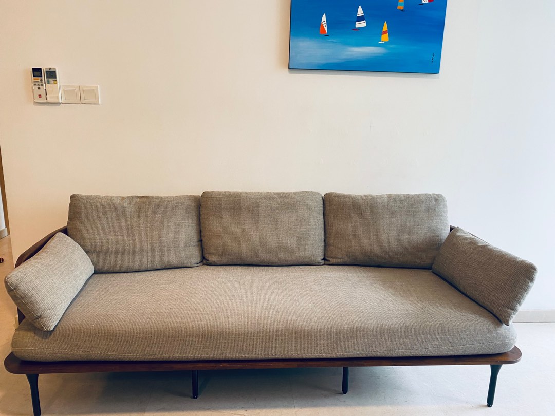 Castlery Wayne Sofa 3 seaters, Furniture & Home Living, Furniture ...