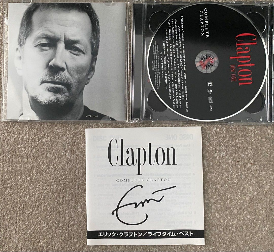 CD: rock, blues - Eric Clapton Complete Clapton (Greatest Hits) Japan ...