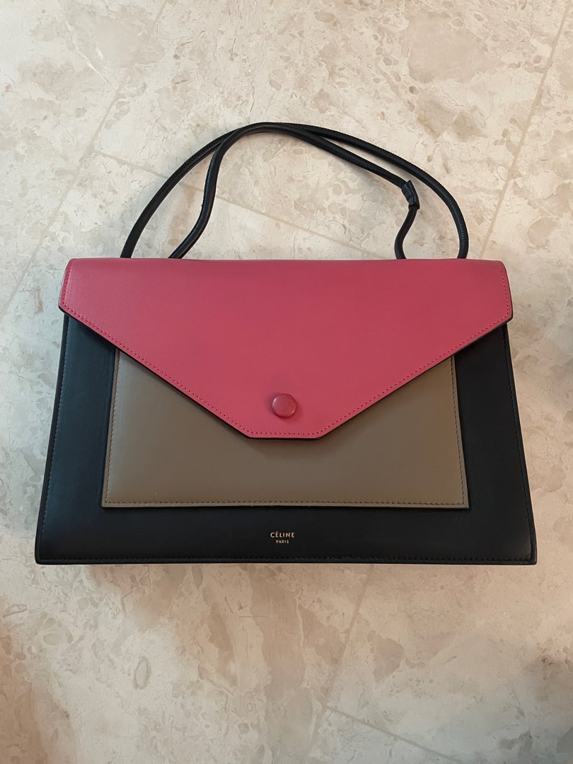 Celine envelope shoulder bag, Luxury, Bags & Wallets on Carousell