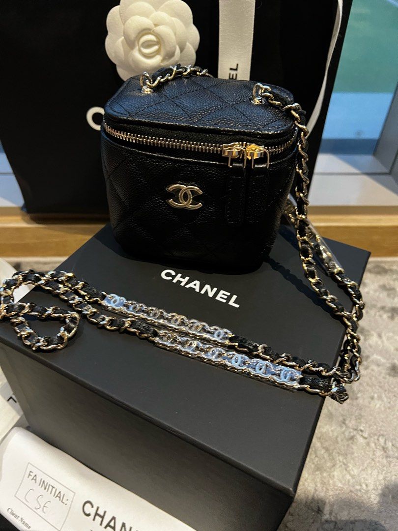 Chanel Mini Vanity, Luxury, Bags & Wallets on Carousell