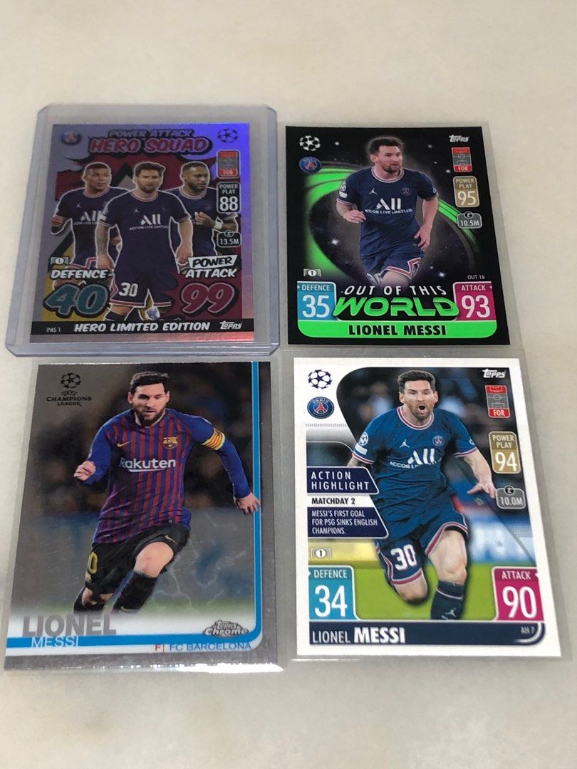 Collection of Messi Number 10 Soccer cards, Hobbies & Toys, Memorabilia ...