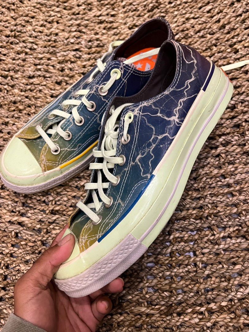 CONVERSE SHOES CONVERSE X PIGALLE CTAS LIGHTNING STORMS, Fesyen Pria ...