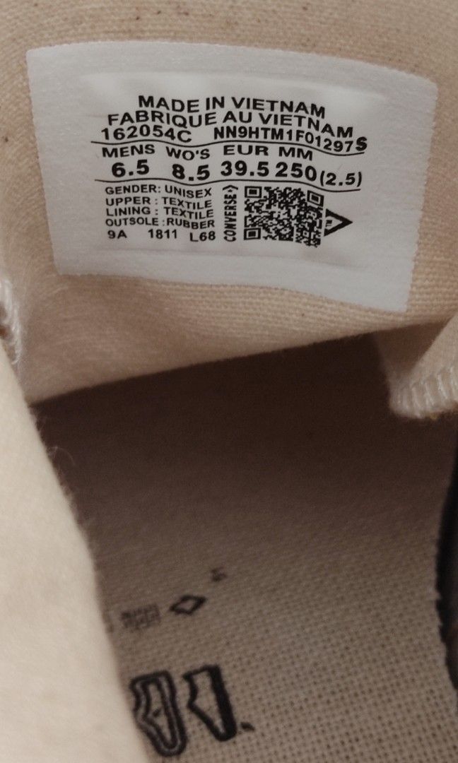 Converse x Kaws high cut on Carousell