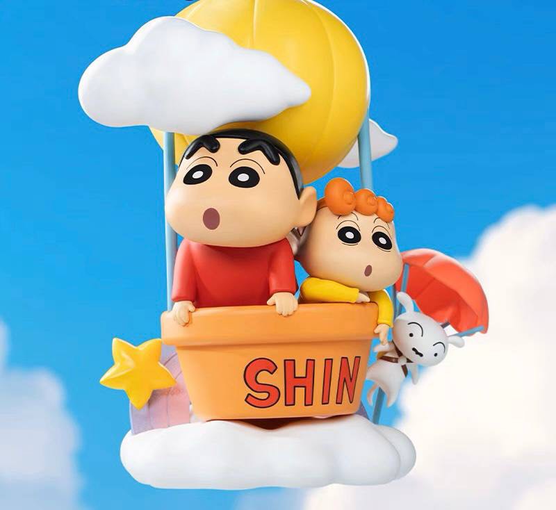 [Ready Stock]Crayon Shin Chan Travel In The Clouds Figurine, Hobbies ...