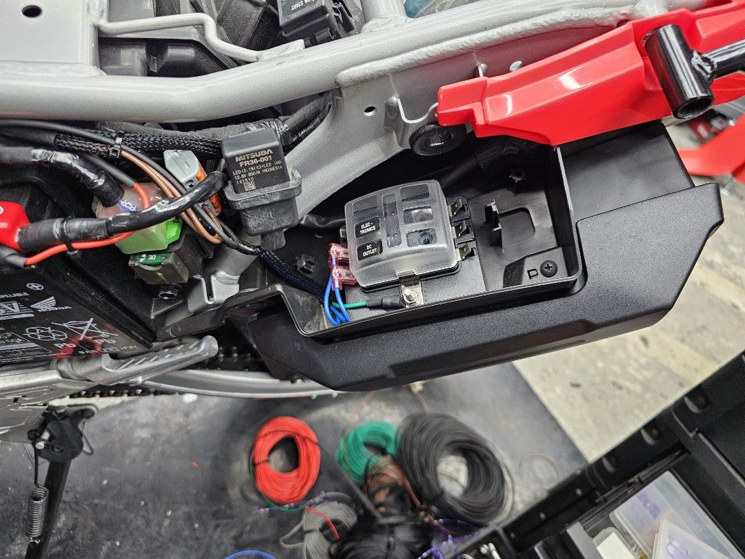 CRF300L Auxiliary Fuzebox, Motorcycles, Motorcycle Accessories on Carousell