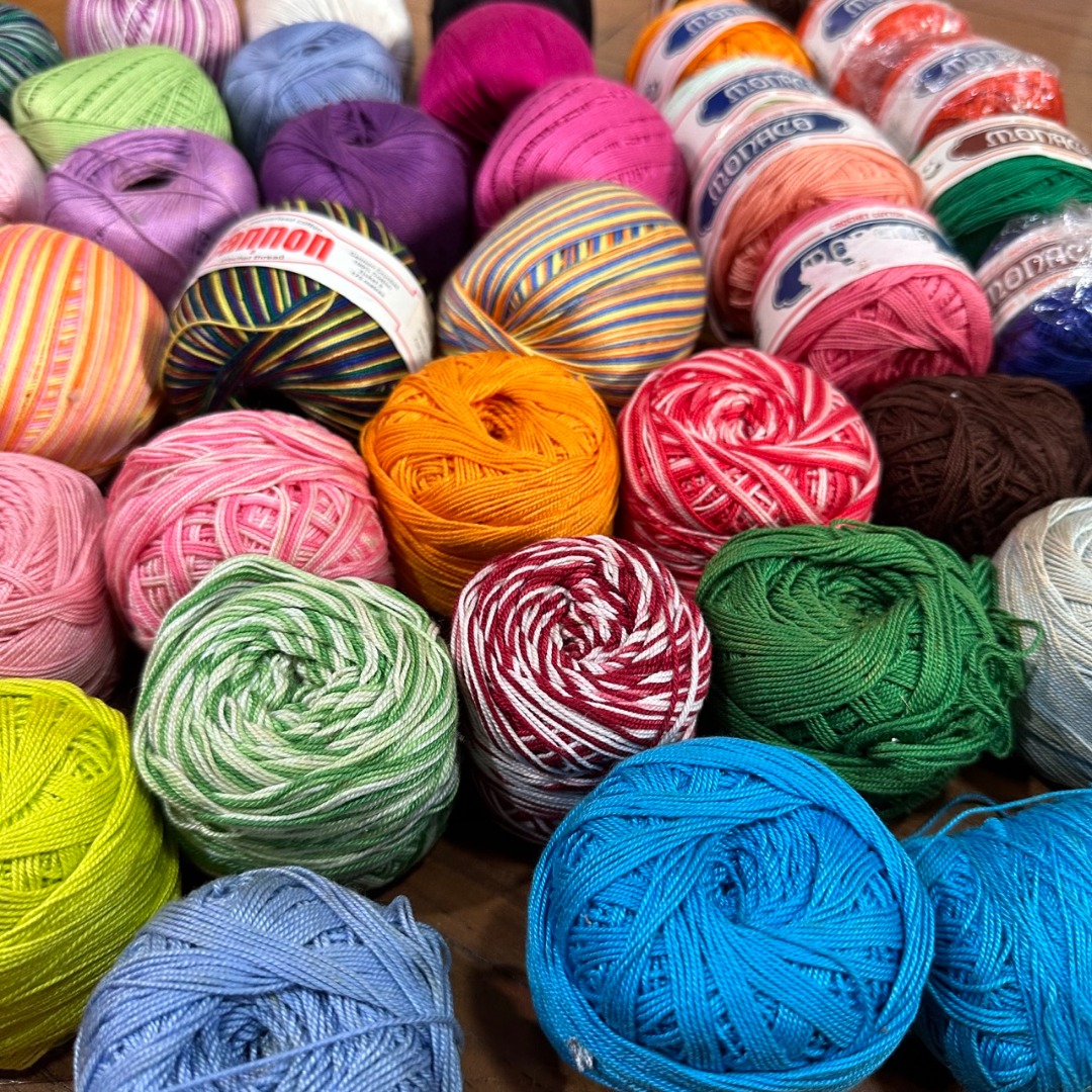 Crochet Thread Bulk Mixed on Carousell
