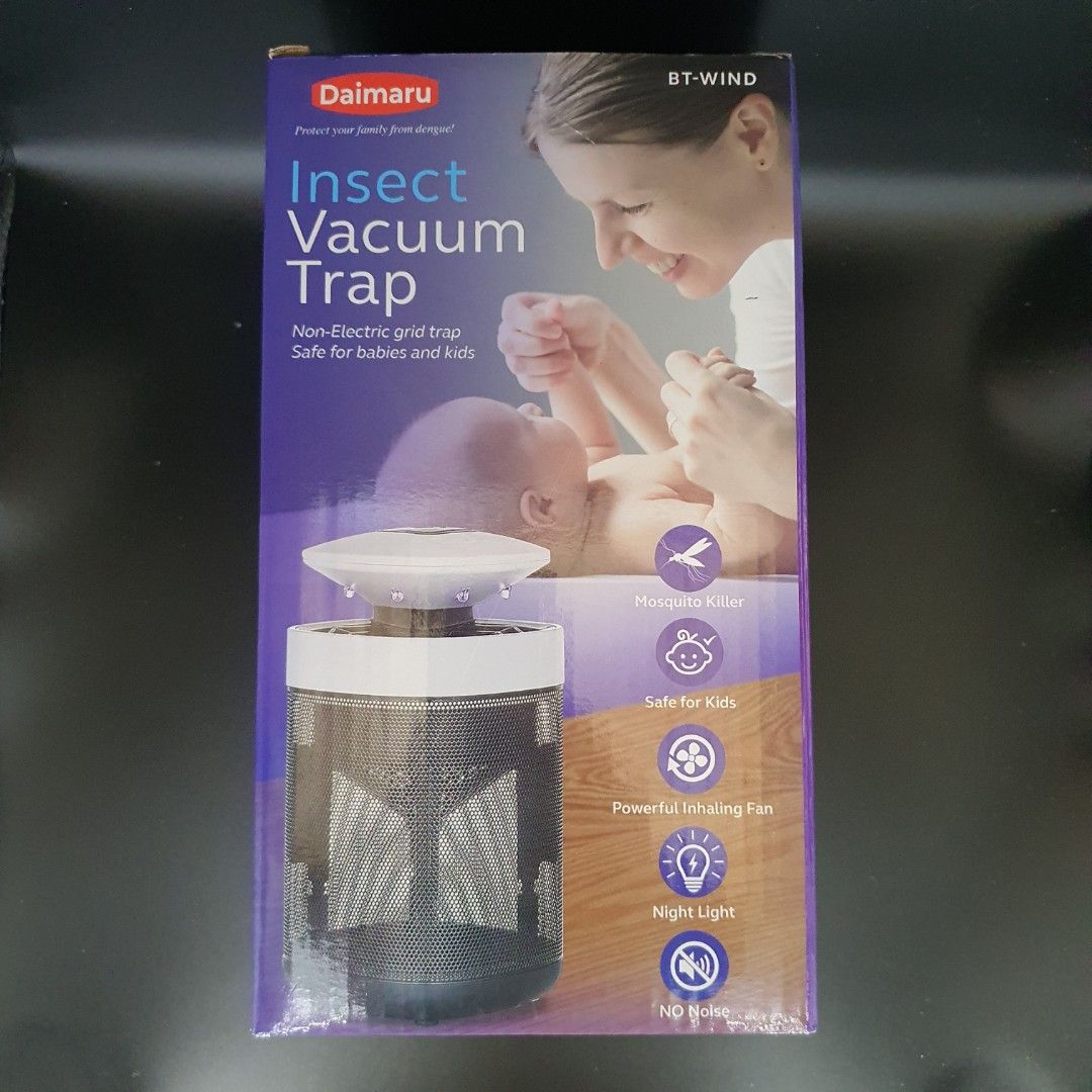 Daimaru Quiet Insect Vacuum Trap (Mosquito Fruit Fly) on Carousell