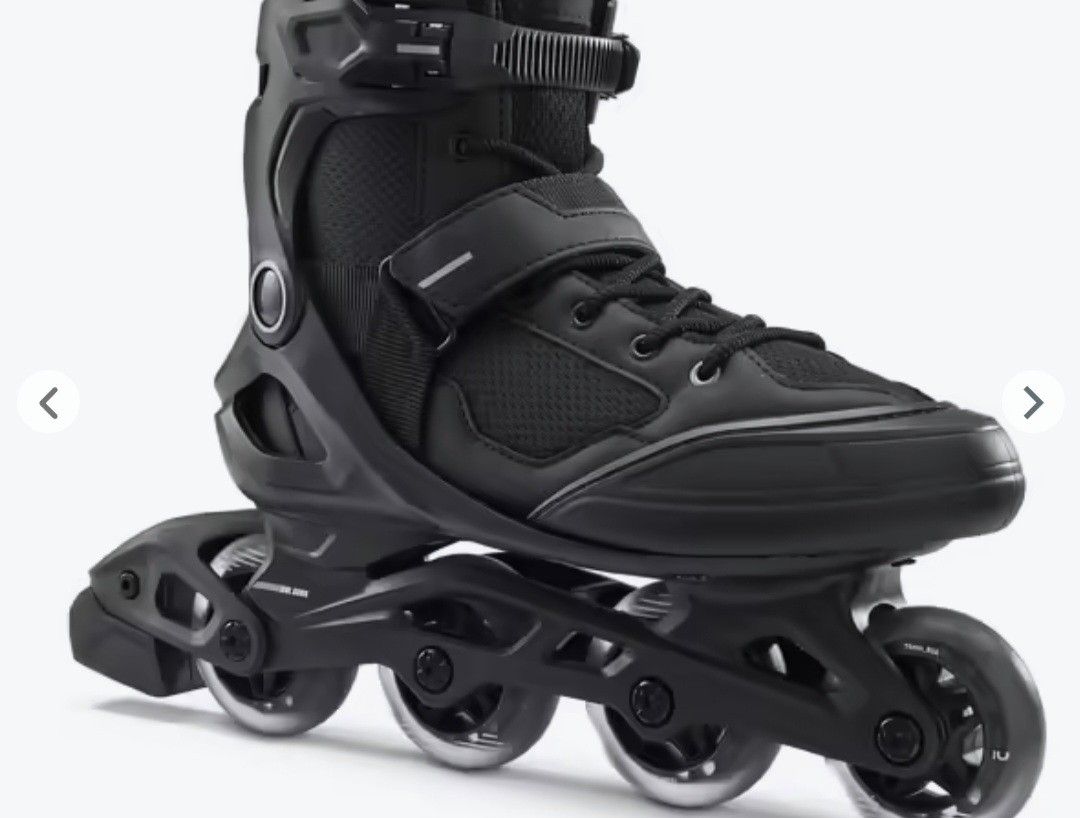 Decathlon Unisex Inline Skates Oxelo FIT 100 M - Black Oxelo, Sports ...