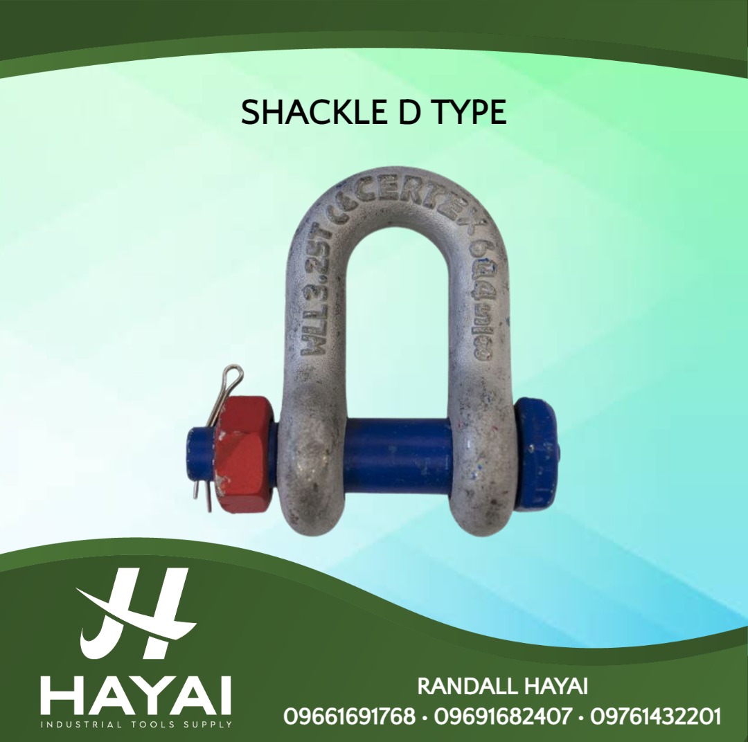 Dee Screw Pin Shackle | D Shackle, Commercial & Industrial ...