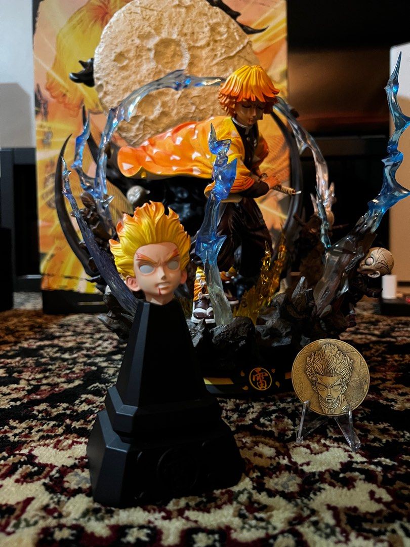Demon Slayer Zenitsu Resin Figure, Hobbies & Toys, Toys & Games on ...