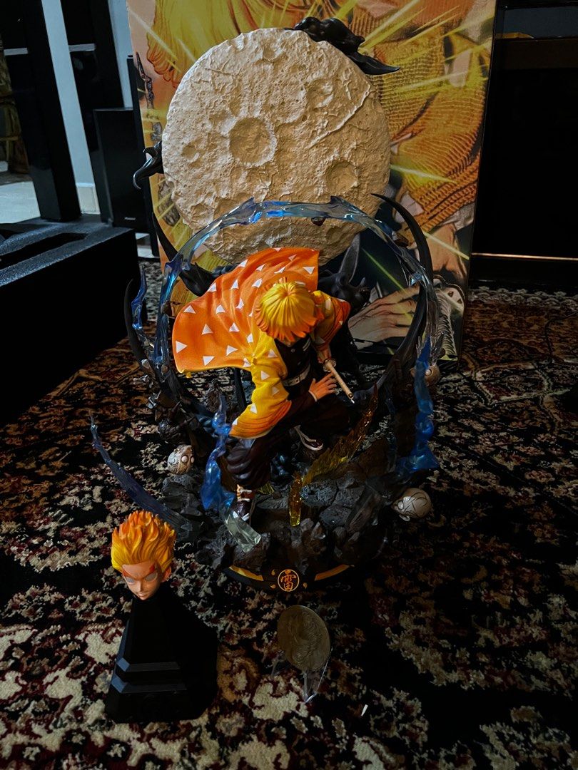 Demon Slayer Zenitsu Resin Figure, Hobbies & Toys, Toys & Games on ...