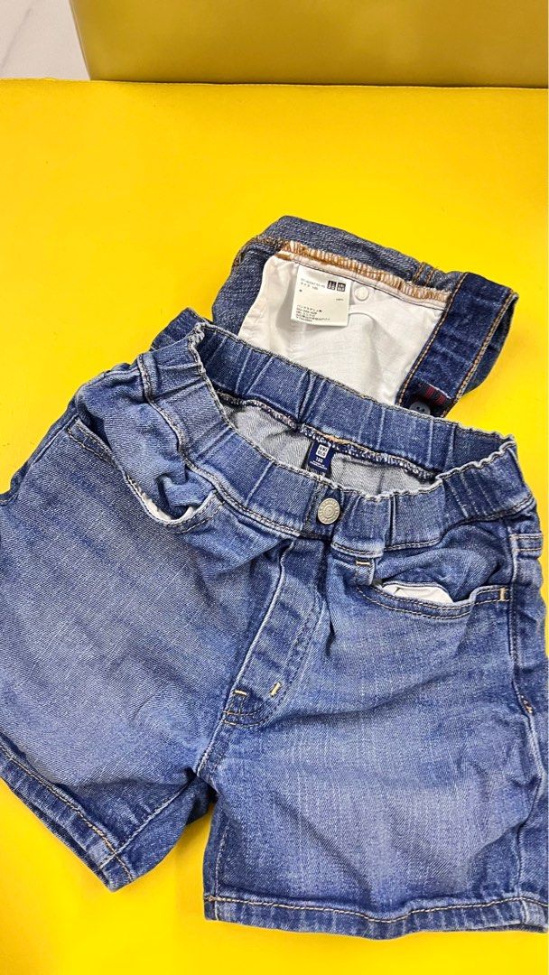 Denim Shorts and Jeans Uniqlo and PDI kids, Babies & Kids, Babies ...