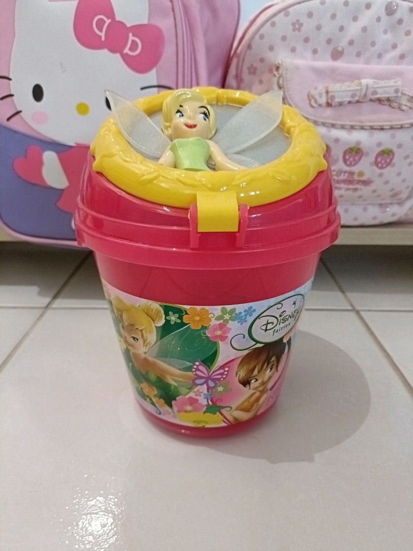 Disney Fairies Popcorn Bucket Tinkerbell, Hobbies & Toys, Collectibles ...