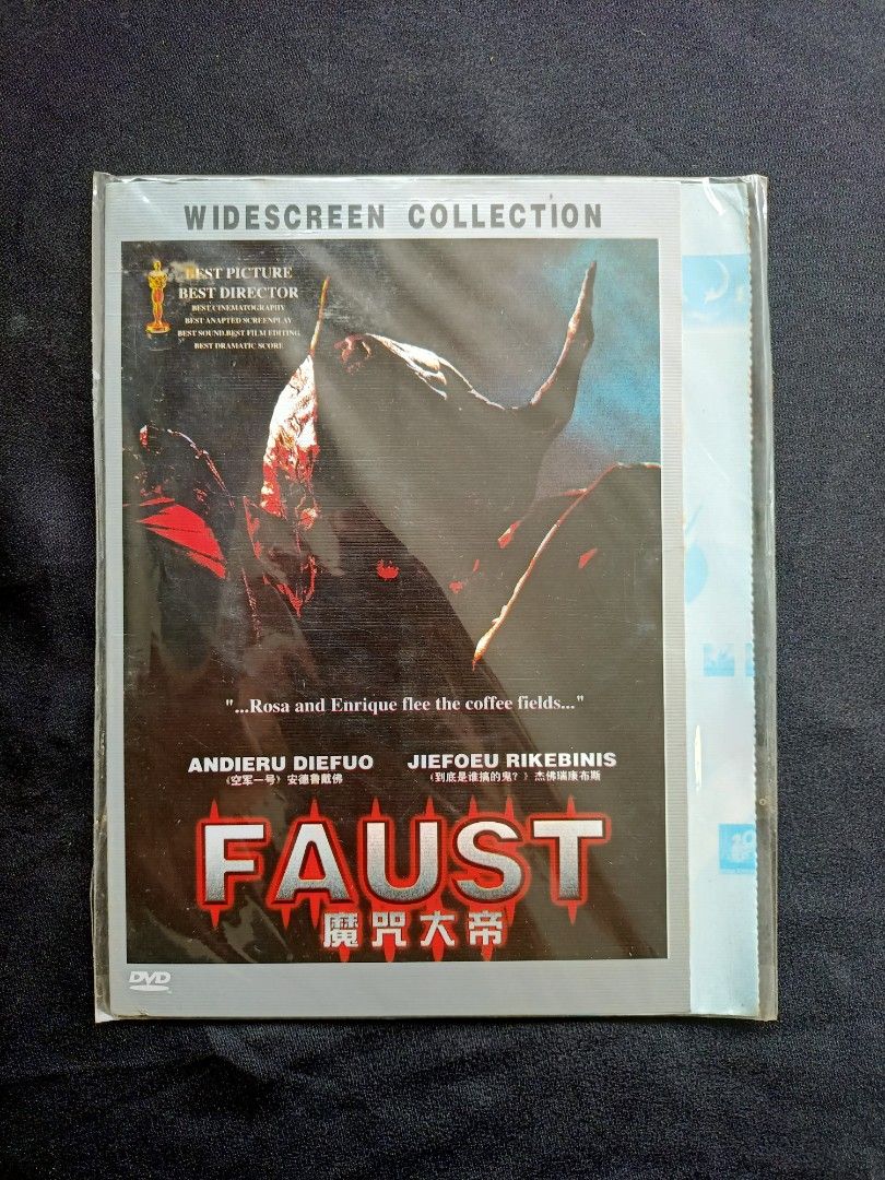 DVD Faust : Love of the Damned, Hobbies & Toys, Music & Media, CDs & DVDs on Carousell