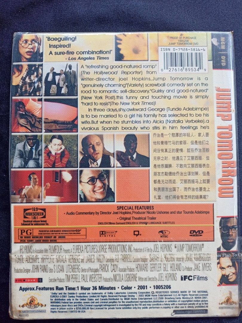 DVD Jump Tomorrow, Hobbies & Toys, Music & Media, CDs & DVDs on Carousell