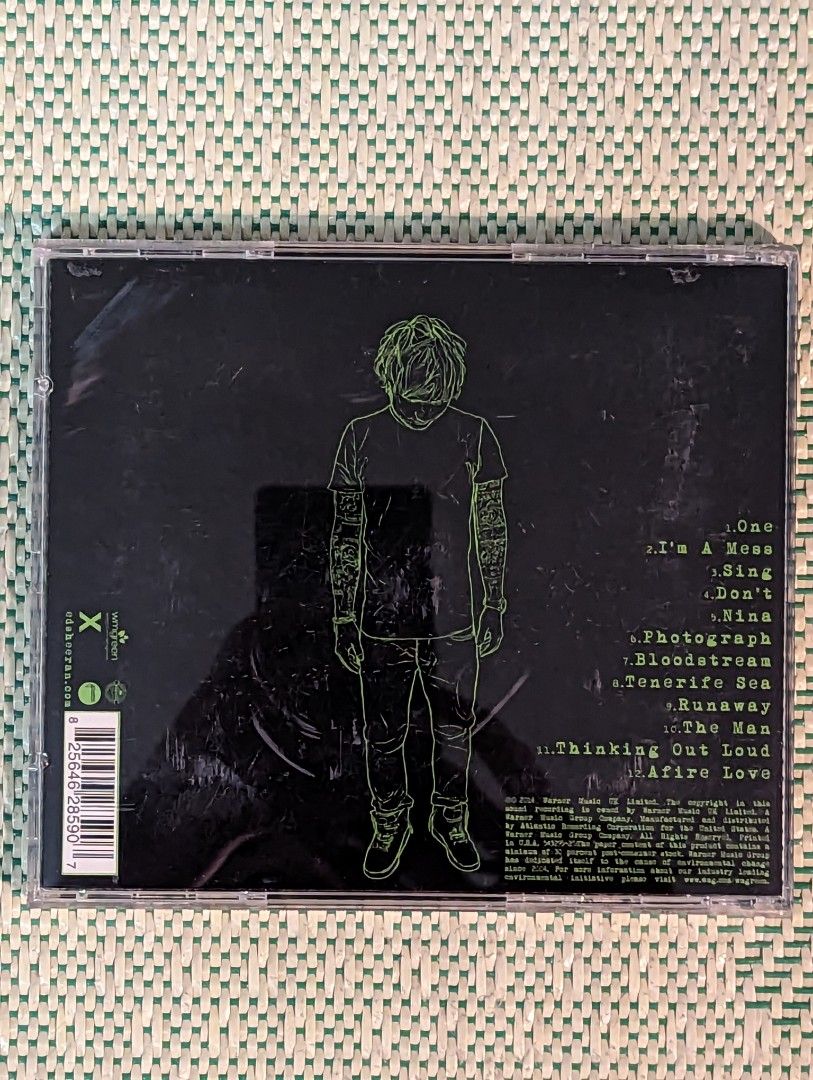 Ed Sheeran "X" CD, Hobbies & Toys, Music & Media, CDs & DVDs on Carousell