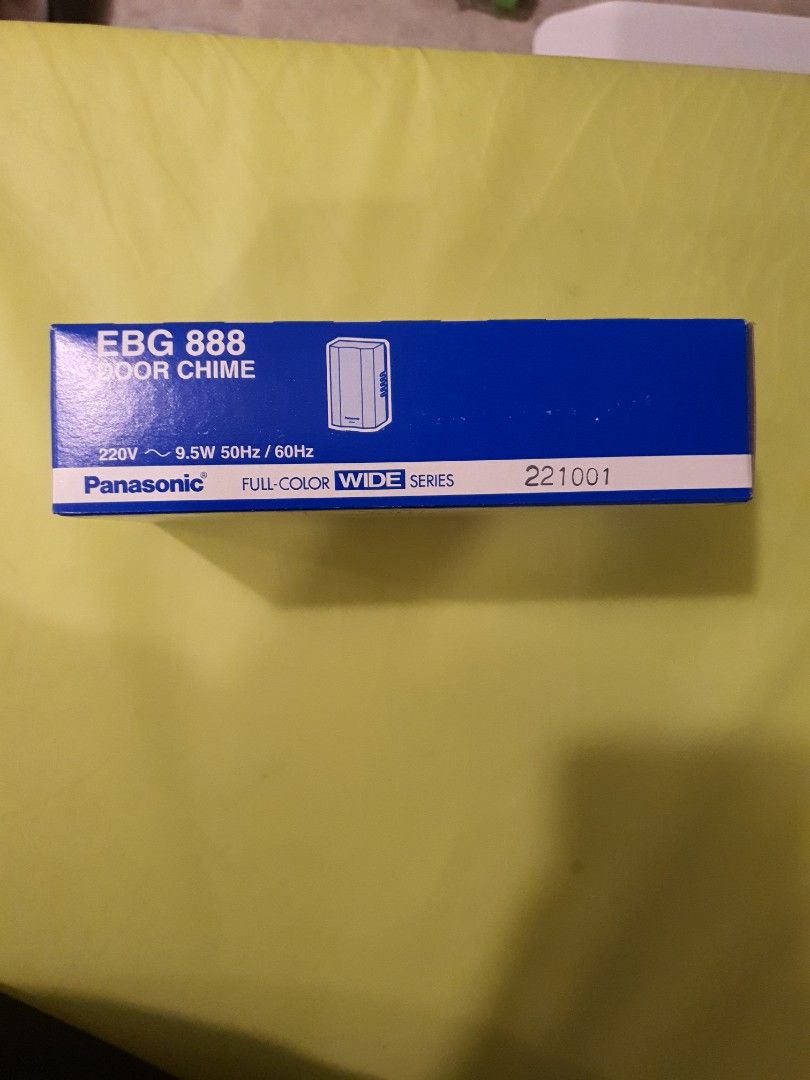 Electric Home Bell (Wired) Panasonic Bell Door Chime, Furniture & Home ...