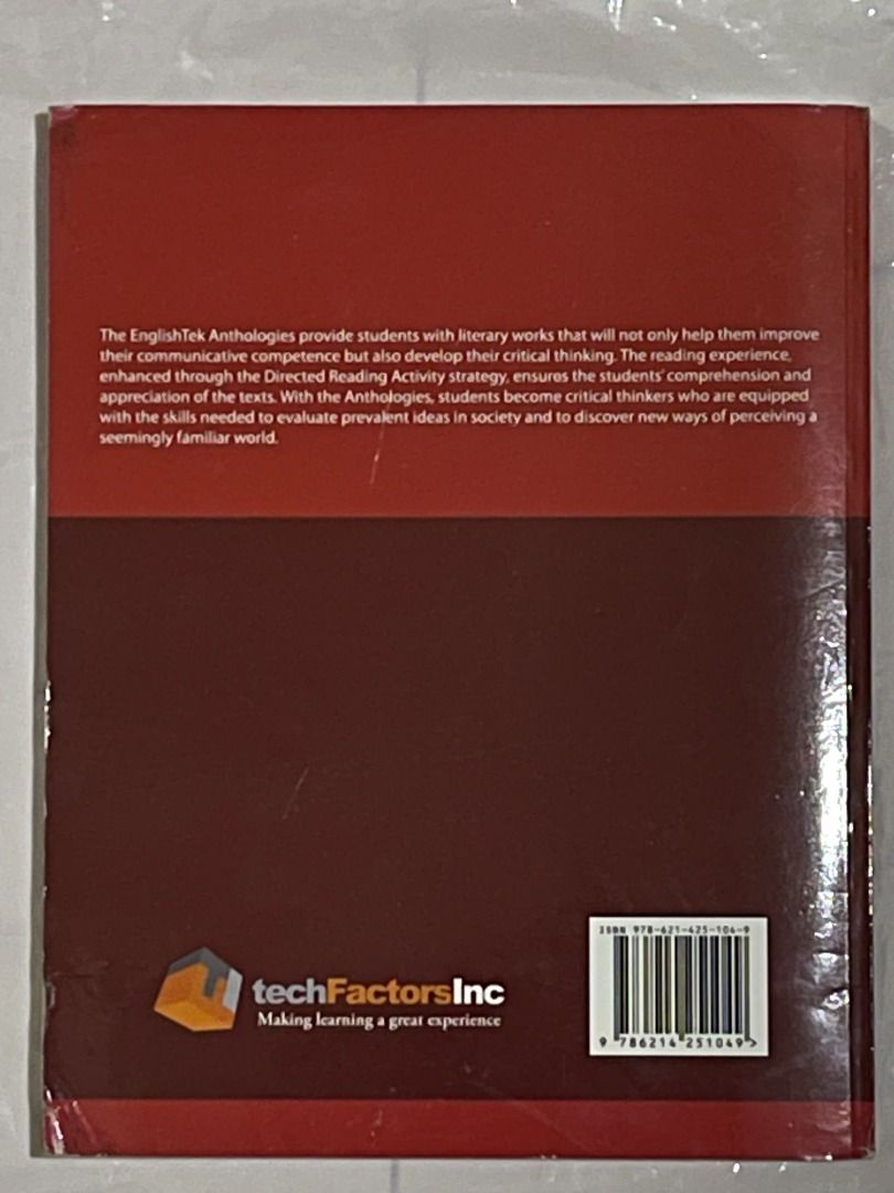 EnglishTek | OBMC Gr9 Textbook, Hobbies & Toys, Books & Magazines ...