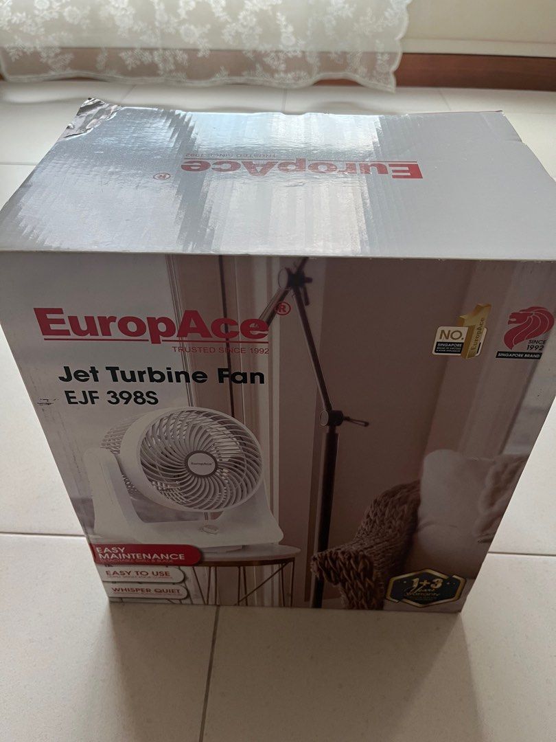 EuropAce Jet Turbine Fan, Furniture & Home Living, Lighting & Fans ...