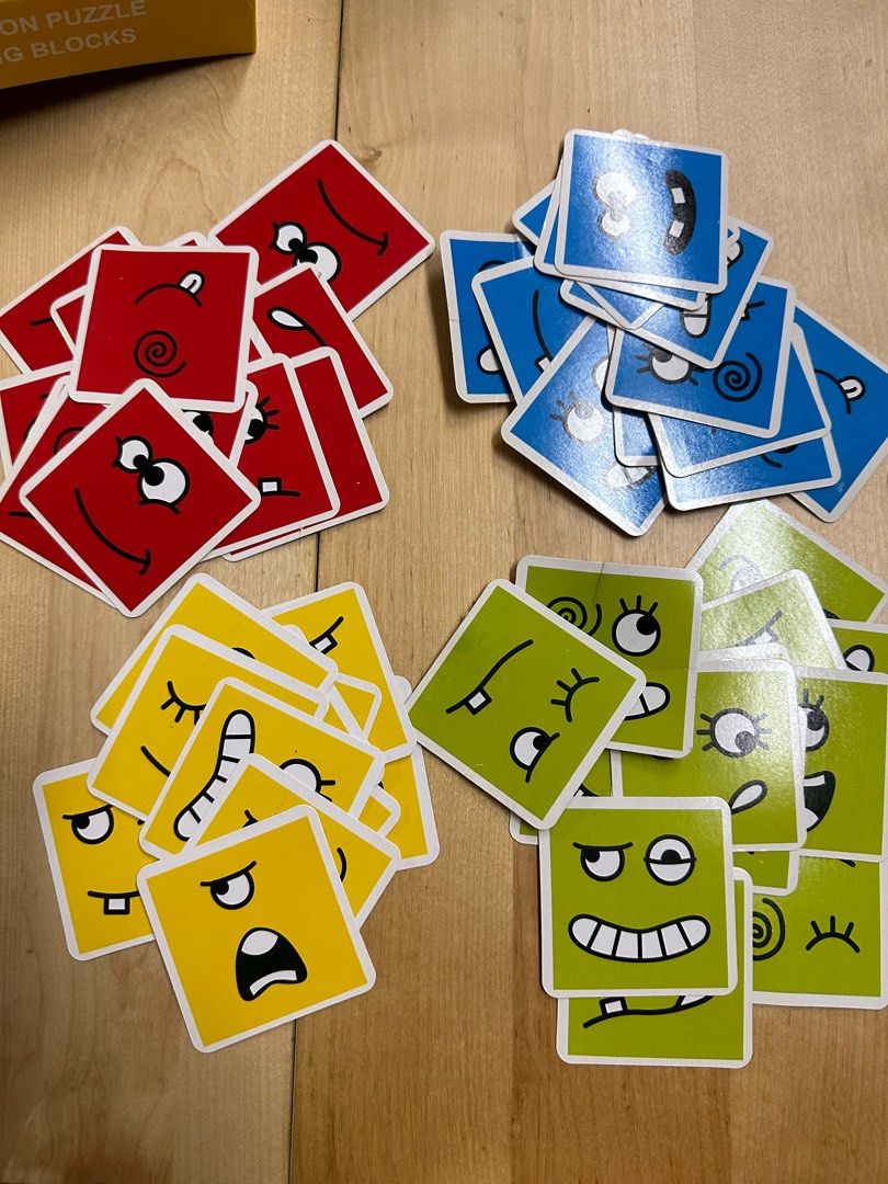 Expressions Puzzle Building Blocks, Hobbies & Toys, Toys & Games on ...