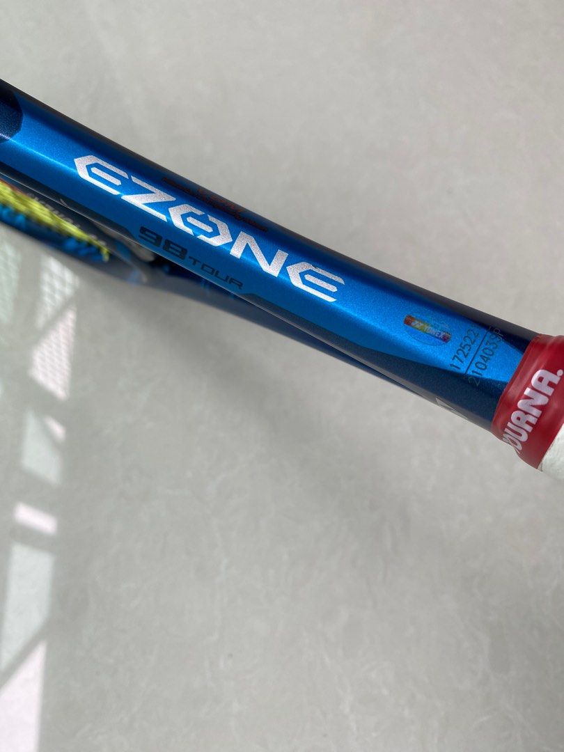 Ezone 98 tour grip 2 with new YTEX Square X Sharp strings. $150, Sports Equipment, Sports ...
