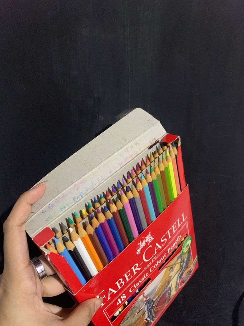 Faber Castell 48 Colour Pencils on Carousell
