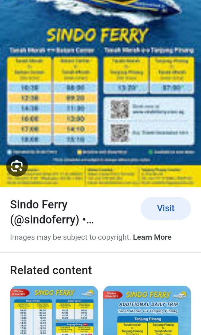 Ferry Batam sindo, Tickets & Vouchers, Flights & Overseas Attractions ...