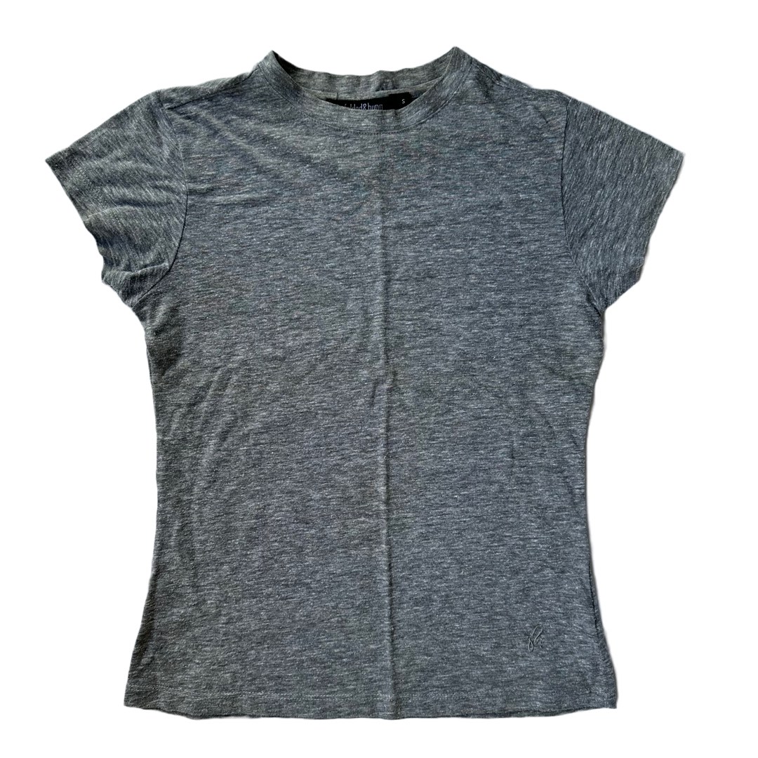 FOLDED&HUNG SIMPLE GRAY TOP | top basic crop top gray good quality ...