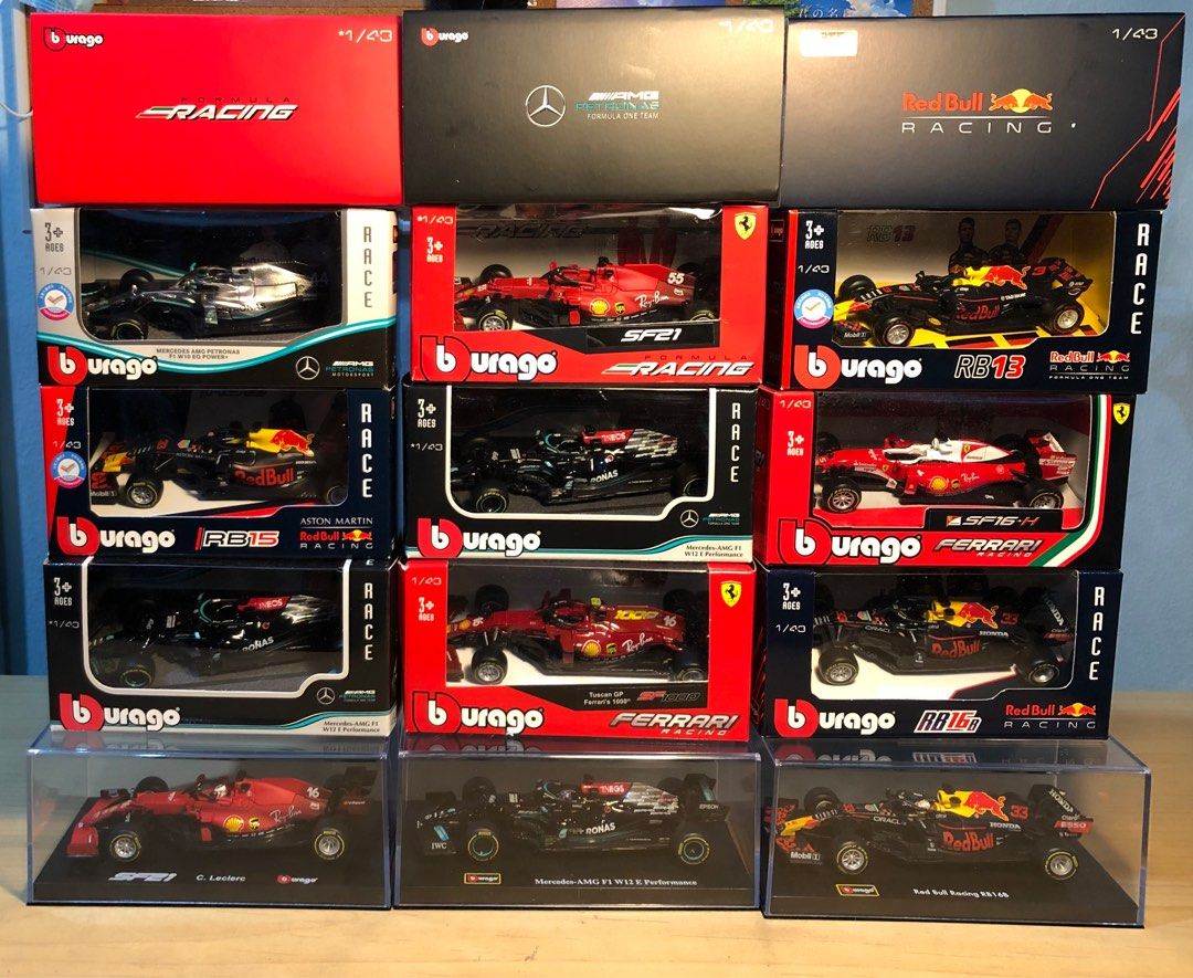 Formula 1 Diecast Formula One Diecast Model 1:43 Bburago Burago F1 ...