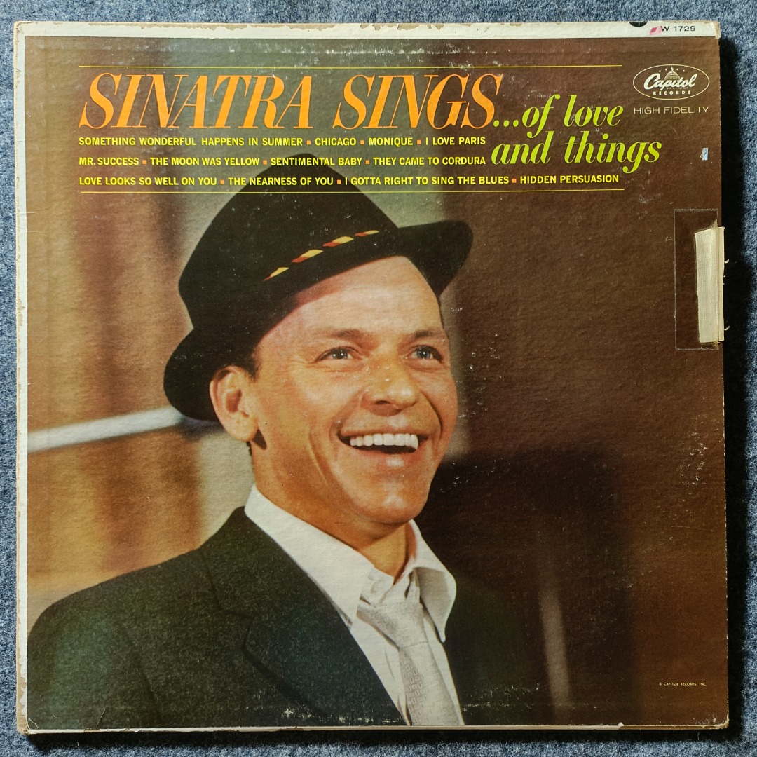 FRANK SINATRA (Sinatra Sings Of Love And Strings) LP on Carousell