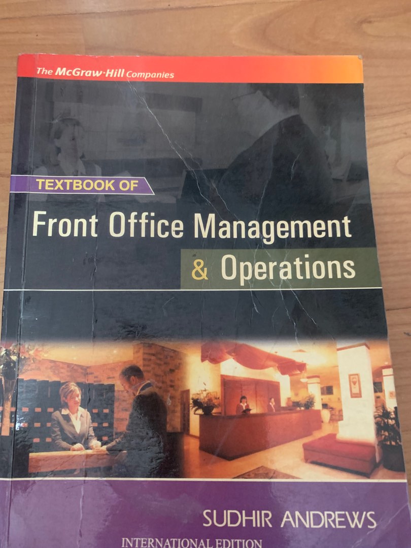 Front office management & operation book on Carousell