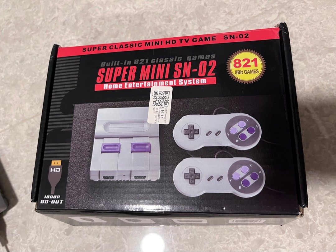 Game Console - Super Mini SN-02, Video Gaming, Video Game Consoles ...