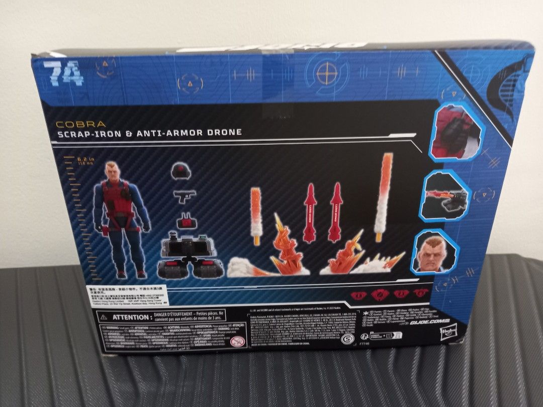 GI Joe Classified Series Scrap Iron and Anti Armor Drone, Hobbies ...