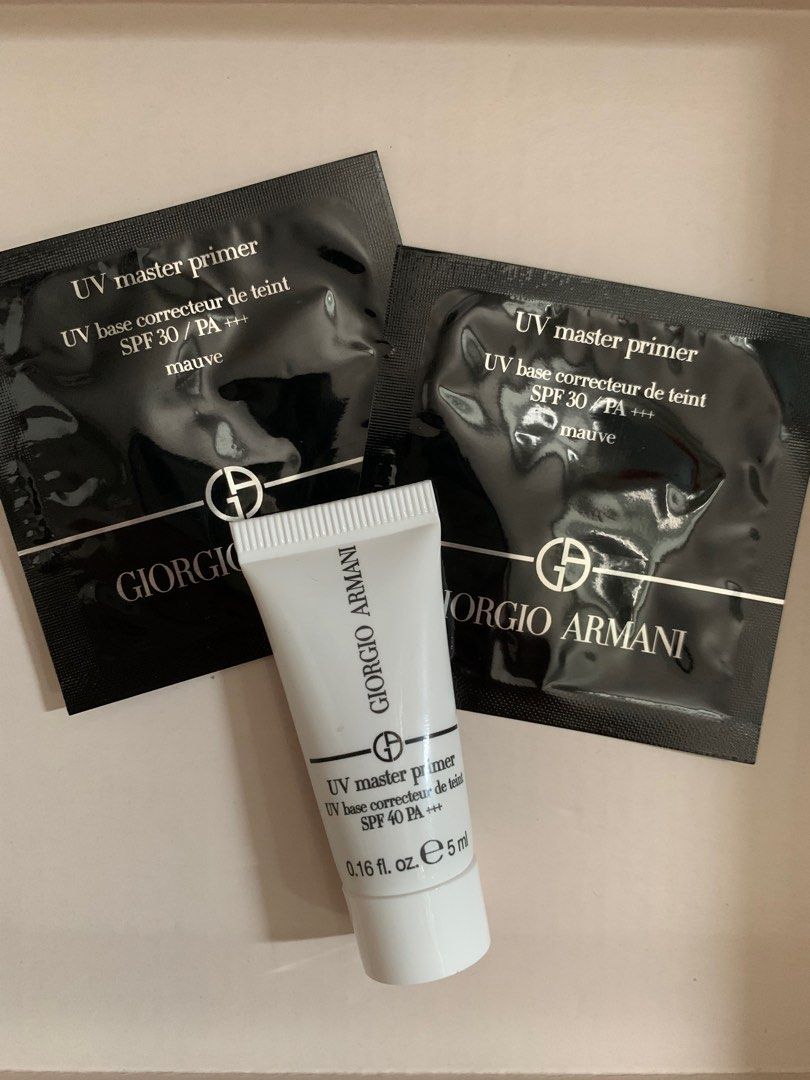 Giorgio Armani Master Primer (1ml x 2 and 5m), 美容＆化妝品, 健康及美容 - 皮膚護理 ...