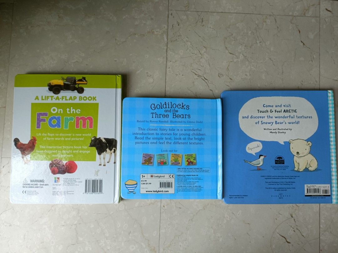 Goldilocks and the Three Bears Farm Arctic Lift A Flap Touch and Feel ...