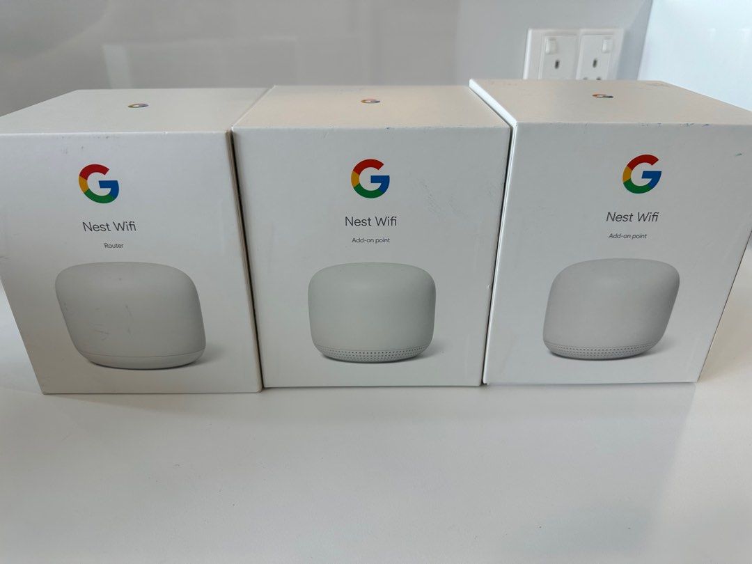 Google Nest Wifi Router + 2 Add on Point, Computers & Tech, Parts & Accessories, Networking on ...