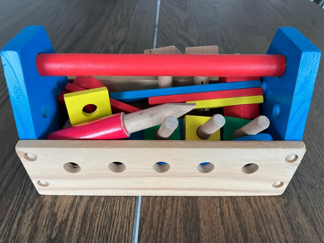 Hape Tool box set, Hobbies & Toys, Toys & Games on Carousell
