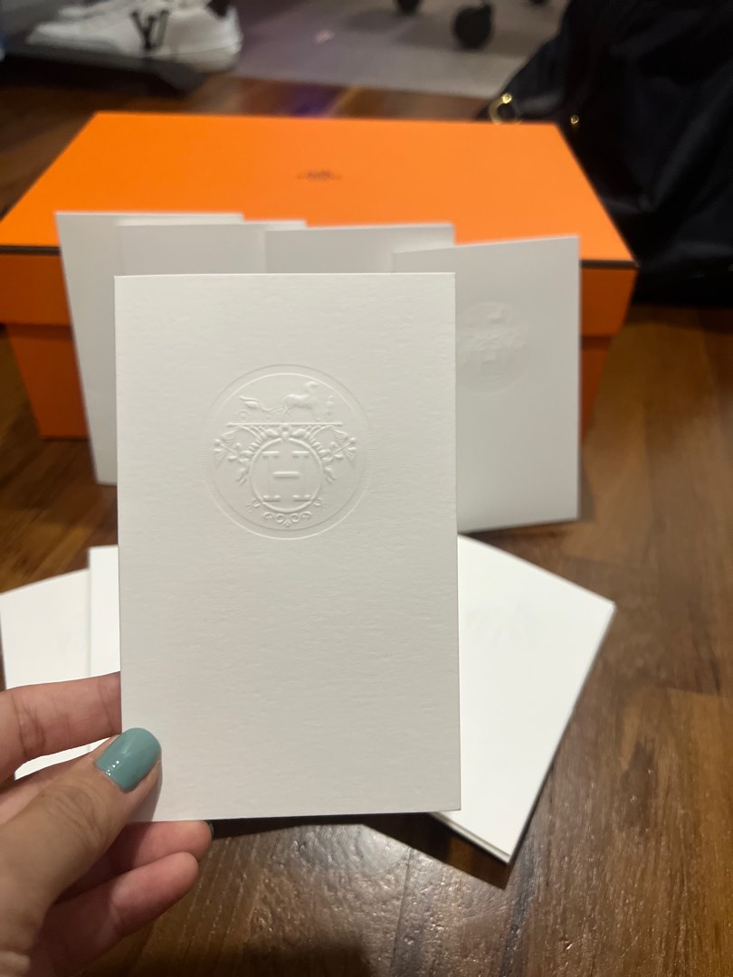 hermes receipt envelope