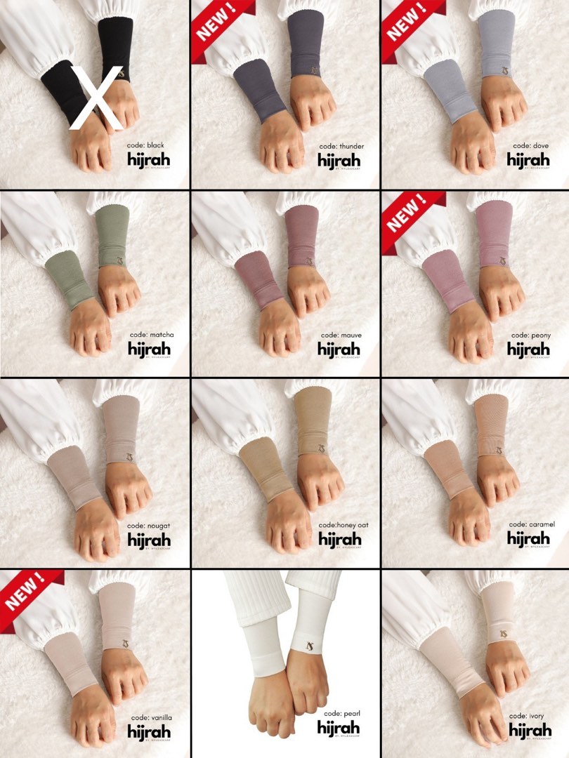 Hijrah Handsocks, Women's Fashion, Muslimah Fashion, Accessories on ...