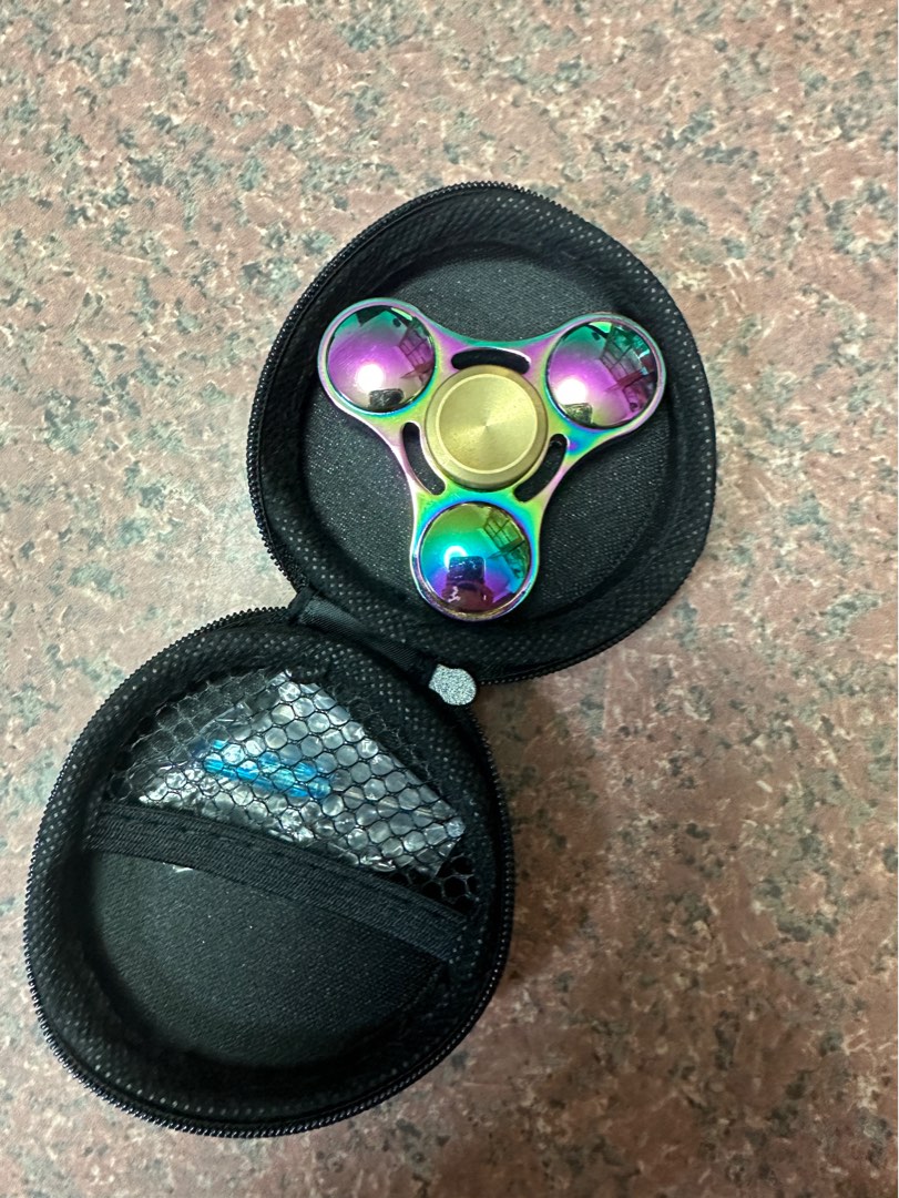 Holographic Fidget Spinner, Hobbies & Toys, Toys & Games on Carousell