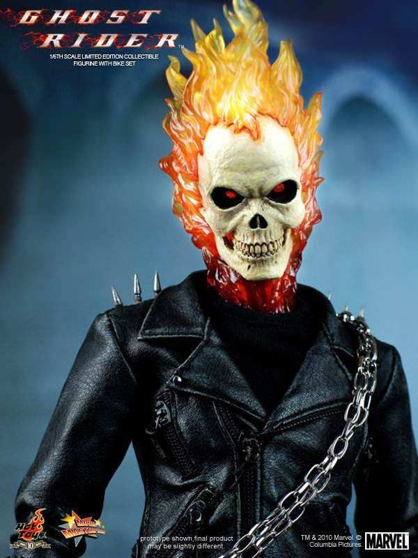 Hot Toys Ghost Rider With Hellcycle 1/6 BIB MOTORCYCLE SEPEDA MOTOR ...