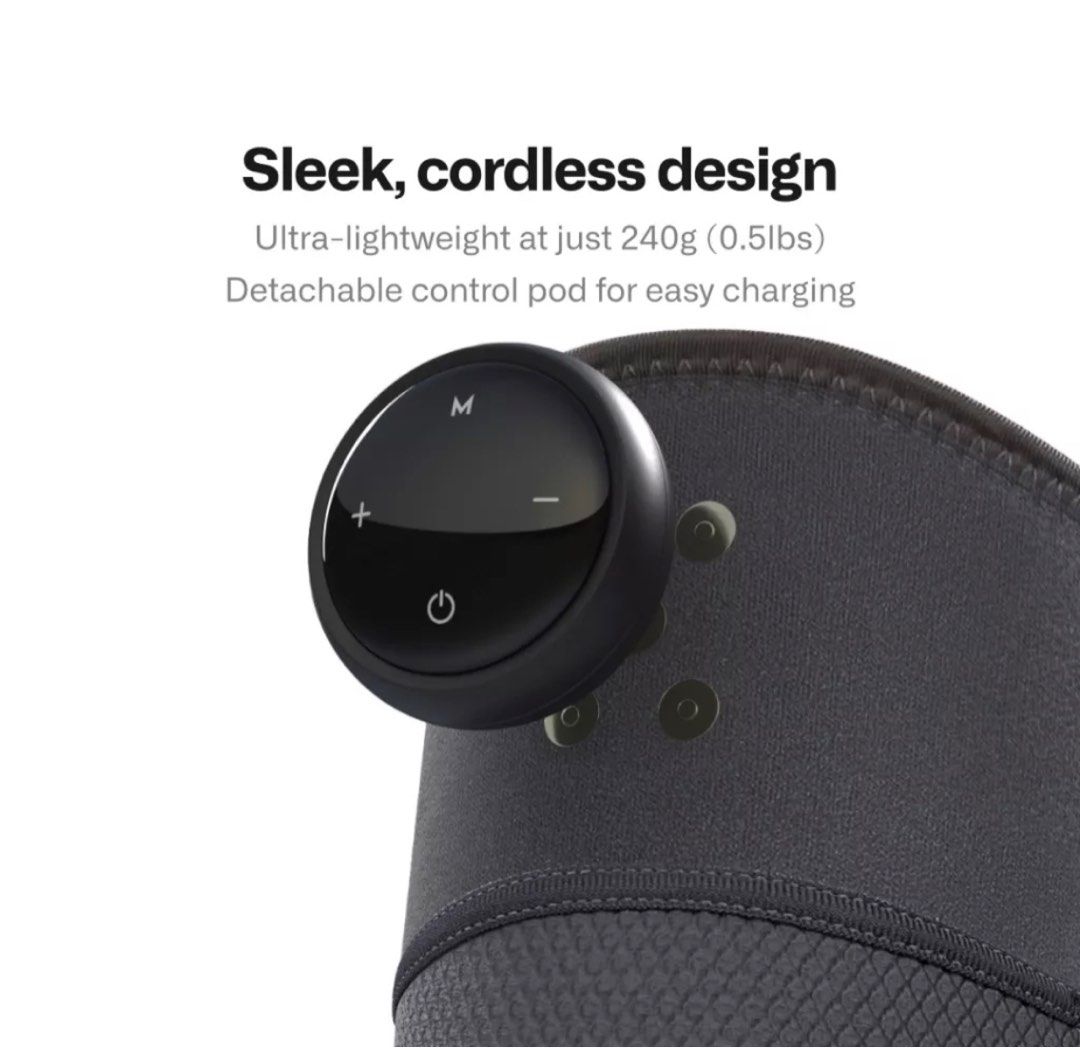 Hydragun Heat Pulse Knee Massager, Health & Nutrition, Braces, Support ...