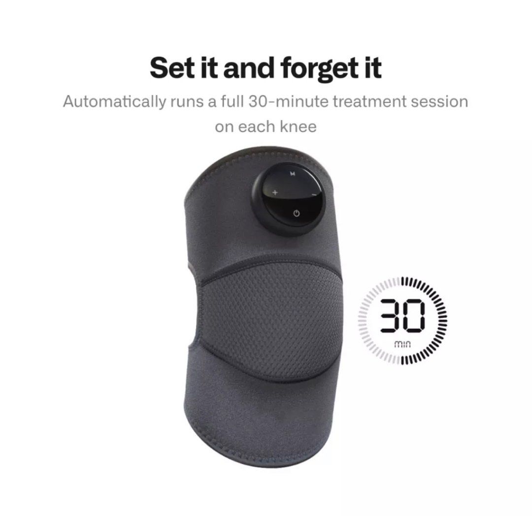 Hydragun Heat Pulse Knee Massager, Health & Nutrition, Braces, Support ...