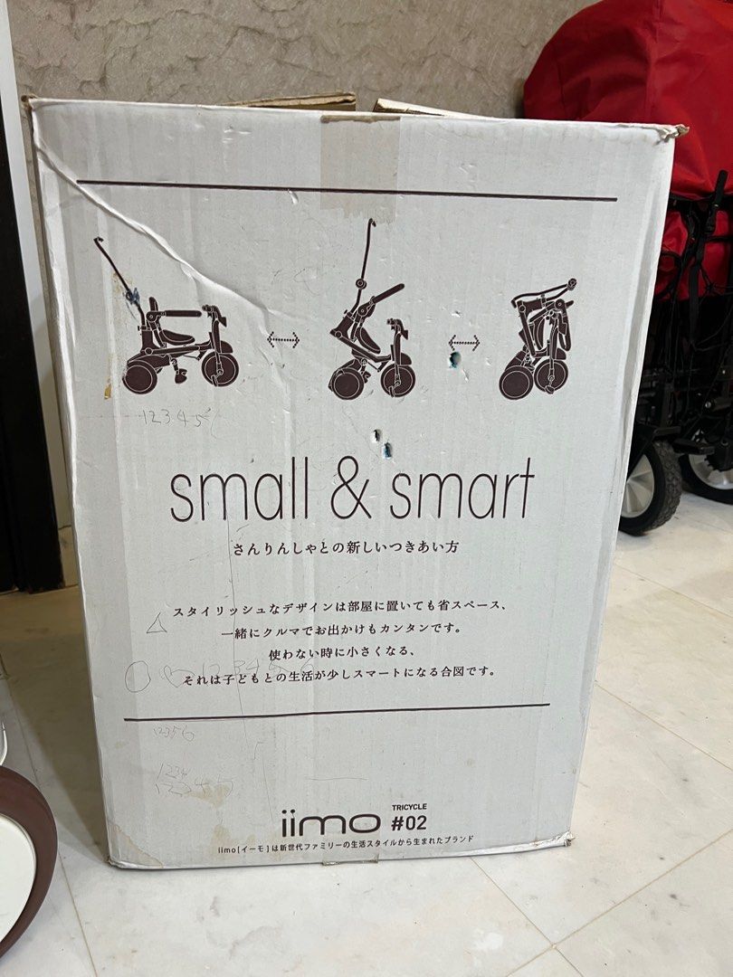 iimo 3-in-1 foldable tricycle, Babies & Kids, Going Out, Other Babies Going Out Needs on Carousell