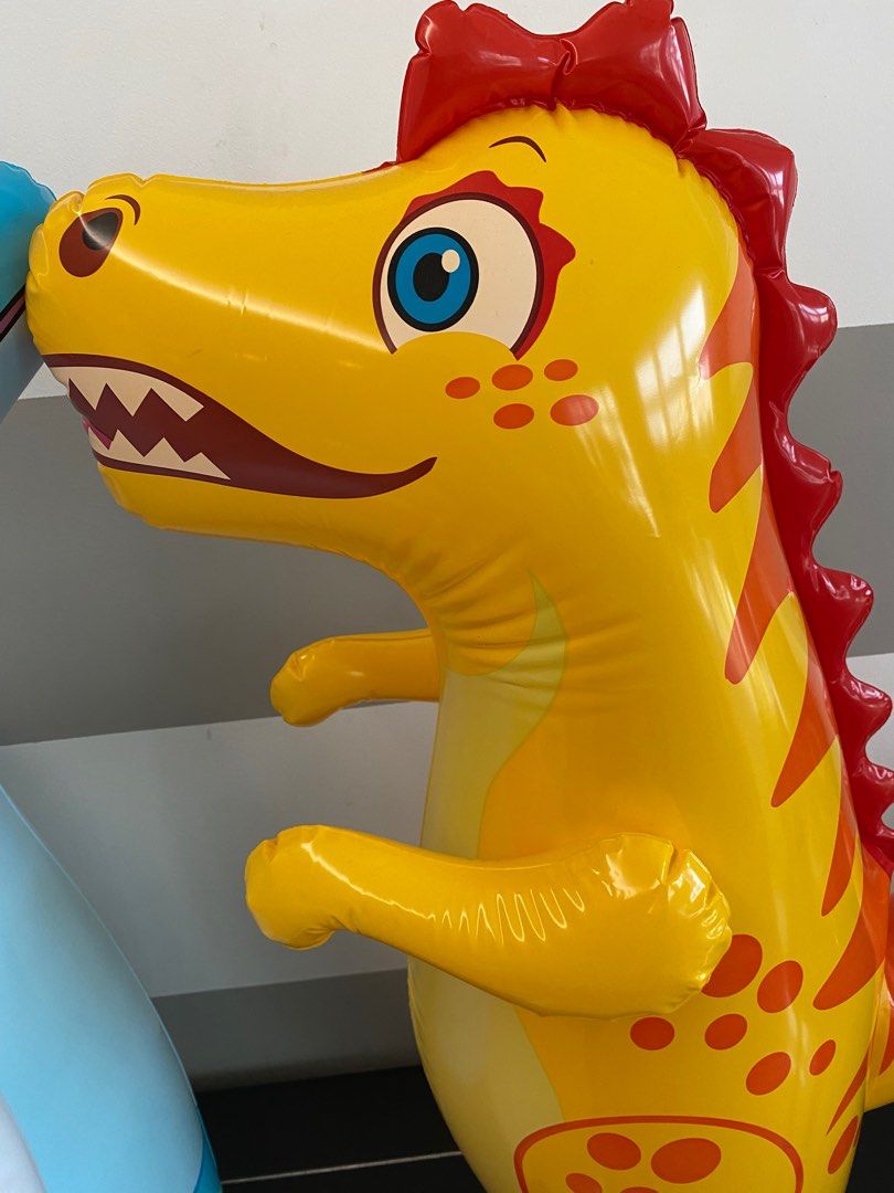 Inflatable Tumbler 3D Roly-poly Animals Bouncer, Babies & Kids, Infant ...