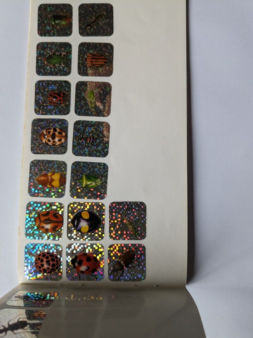Insect sticker album, Hobbies & Toys, Stationery & Craft, Stationery ...